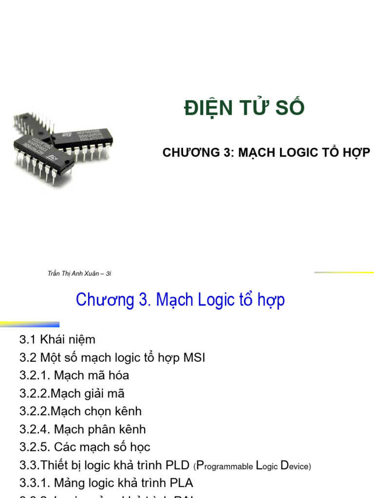 Chương 3. M CH Logic T H P | PDF