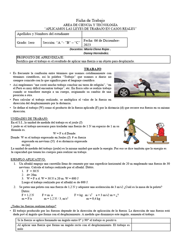 Energía Cinetica y Potencial | PDF | Vatio | Fuerza