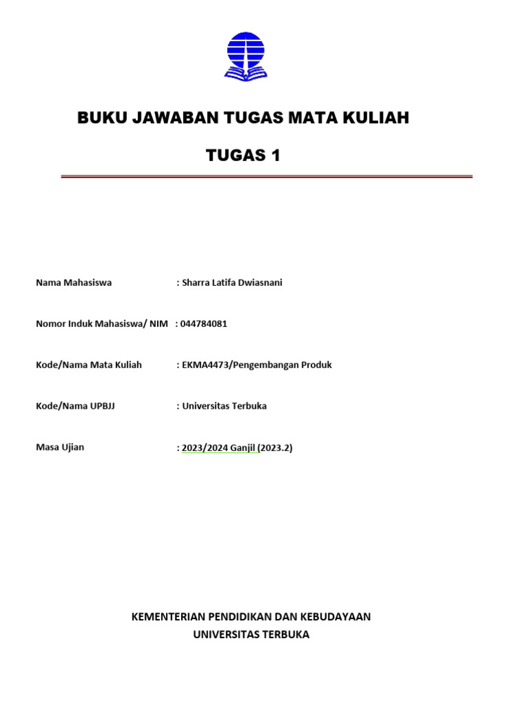 BJT Ekma4473 Tugas1 | PDF