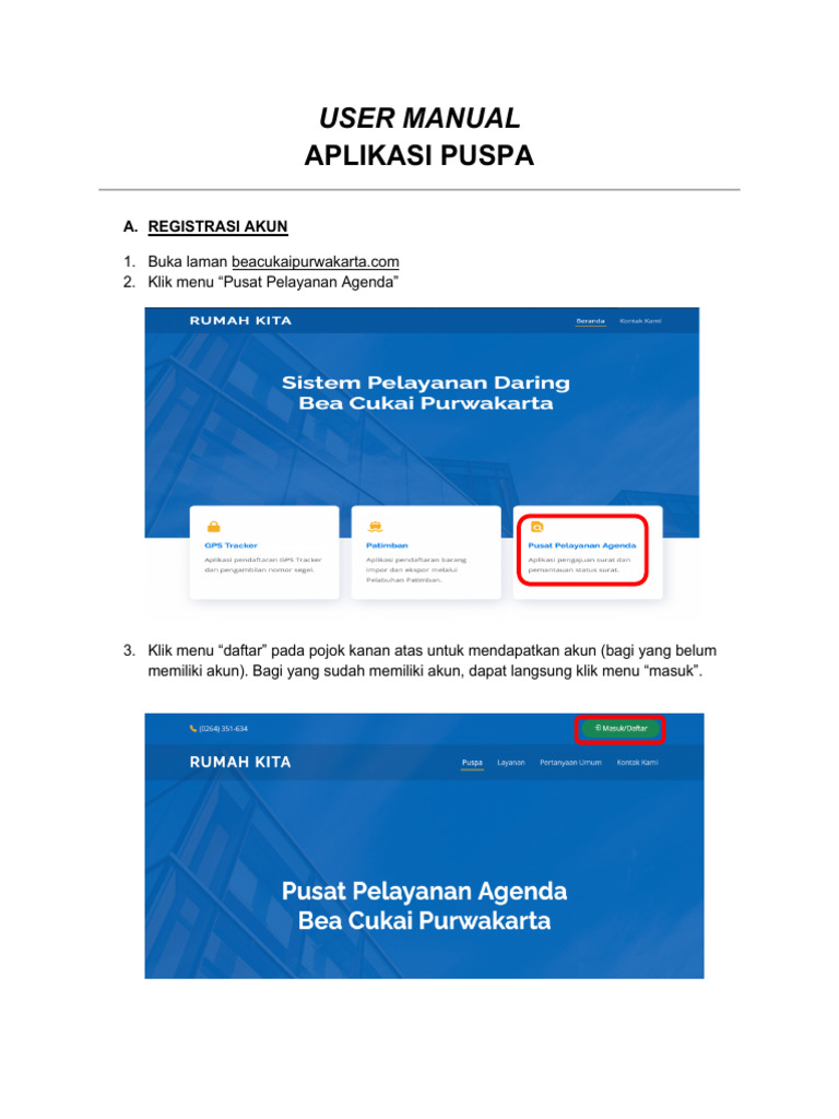Manual User PUSPA | PDF
