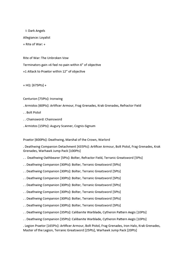 DA Army List | PDF | Warfare | Military Technology