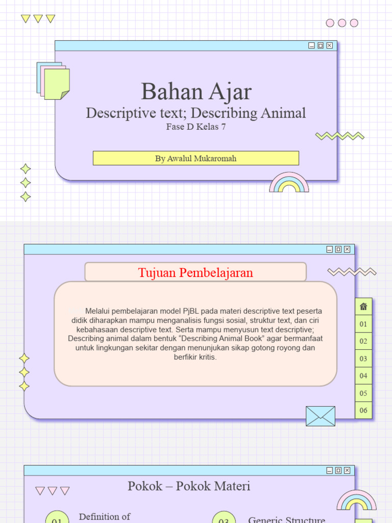 Descriptive Text: My Lovely Cat | PDF | Verb | Adjective