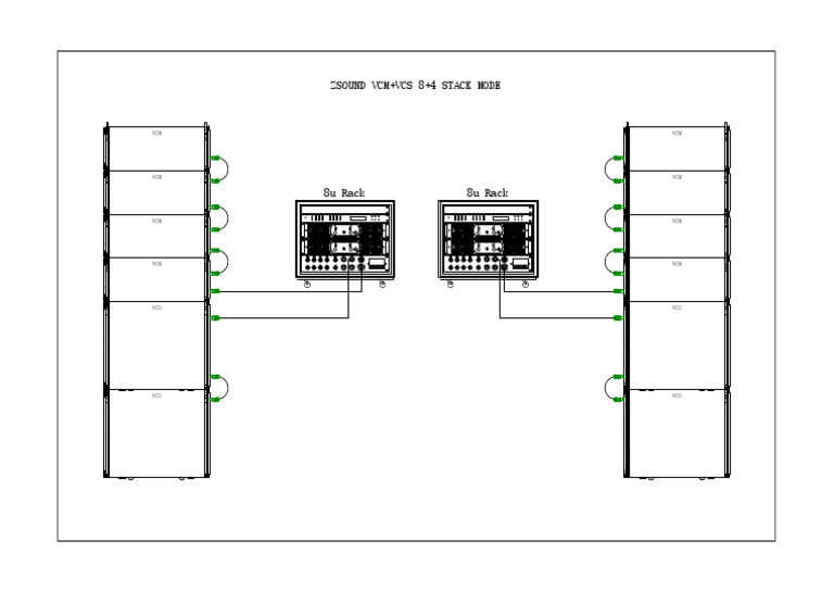 VCM+VCS 8+4 Stack Wiring Diagram | PDF