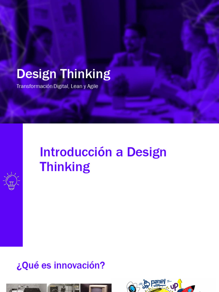 Clase 1 - Design Thinking | PDF | Innovación | El pensamiento de diseño