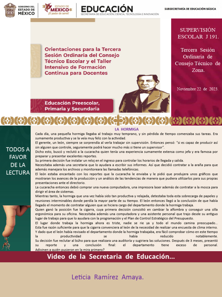 Ctz... Tercera Sesión | PDF | Evaluación | Maestros