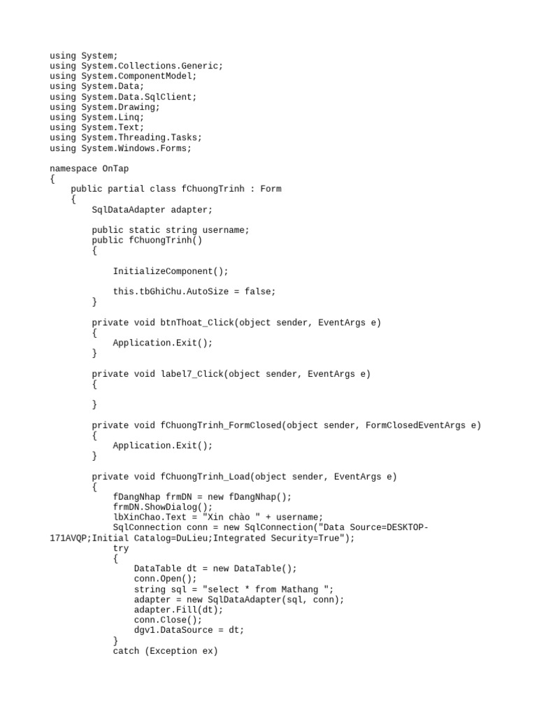 Code Main | PDF | Software Engineering | Programming Paradigms