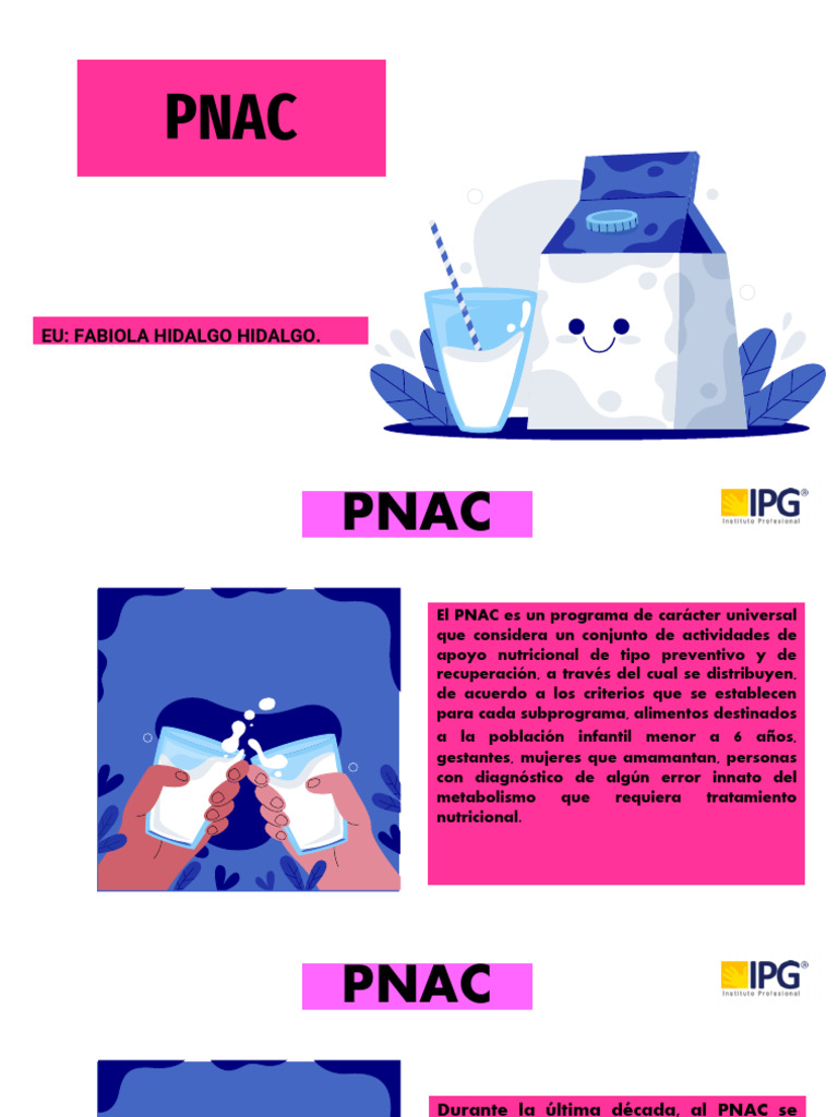 Pnac y Pacam Ipg | PDF | Amamantamiento | Nutrición