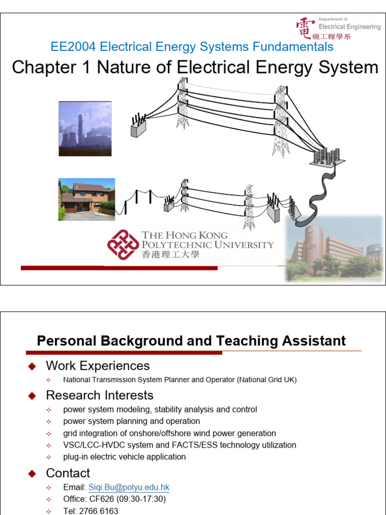 EE2004 1 Nature of Electrical Energy System Update | PDF | High Voltage ...