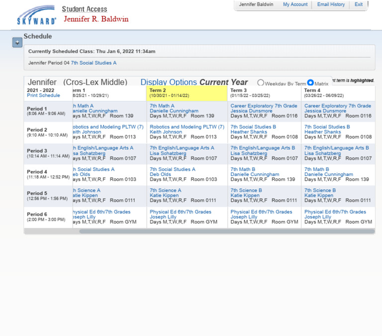 Student Access Schedule | PDF