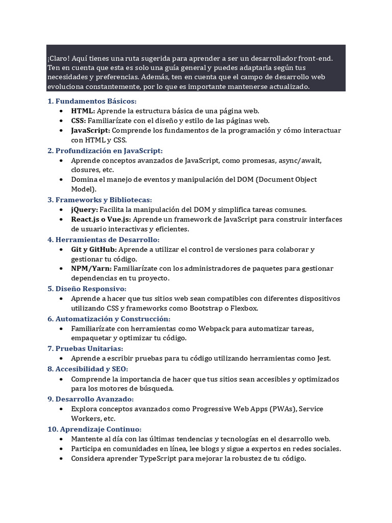Guía Maestra para Aprender JavaScript Desde Lo Básico Hasta | PDF | Script Java | Modelo de ...