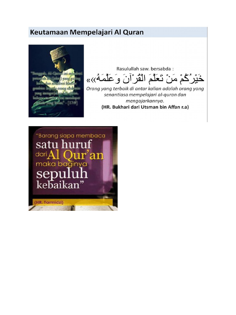 Keutamaan Al Quran | PDF