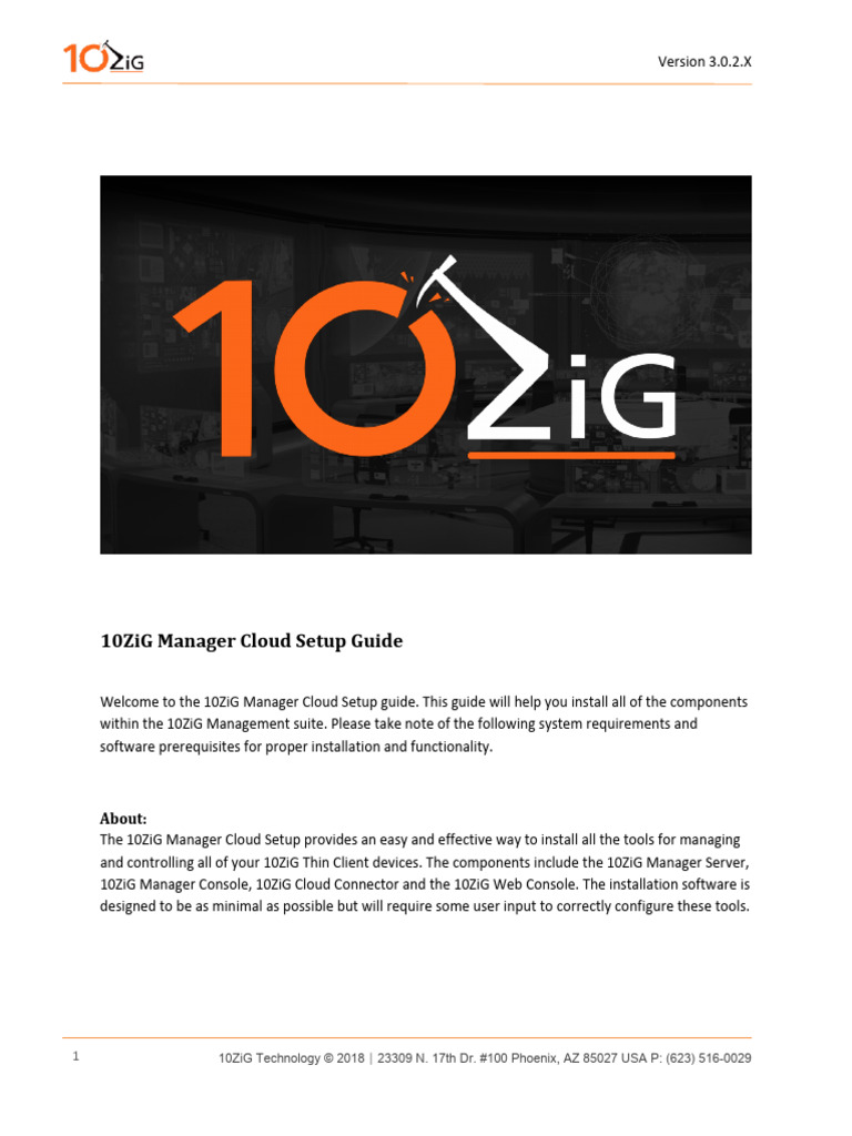 10ZiG Manager Cloud Setup Guide | PDF | Internet Information Services ...