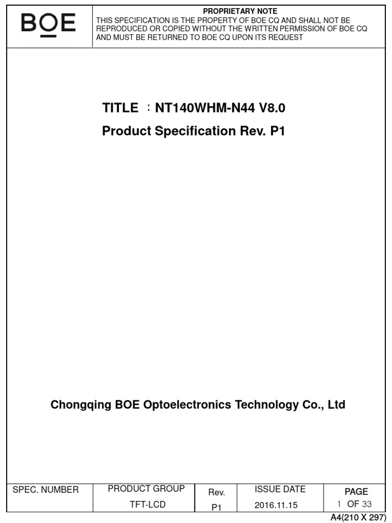Nt140whm n44 Boe | PDF | Technology & Engineering
