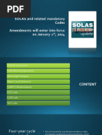 SOLAS 2024 Key Amendments Overview | PDF | Shipping | Ships