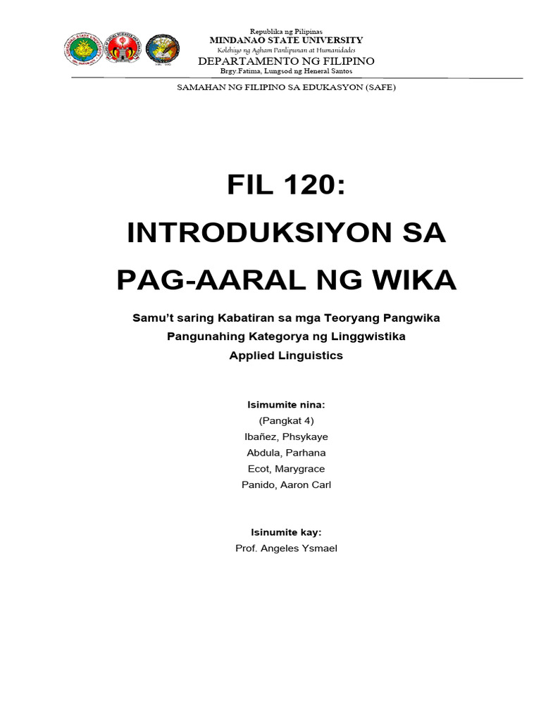 Fil120 Pangkat 4 | PDF