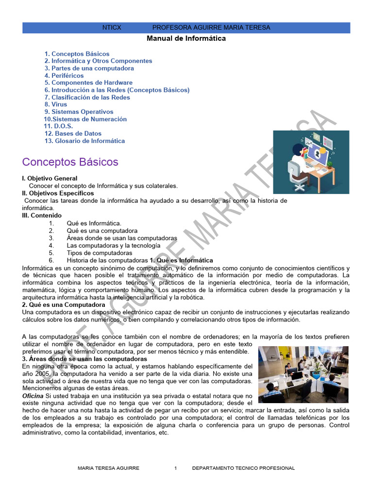 Completo Manual de Informatica | PDF | Almacenamiento de datos de la computadora | Compilador