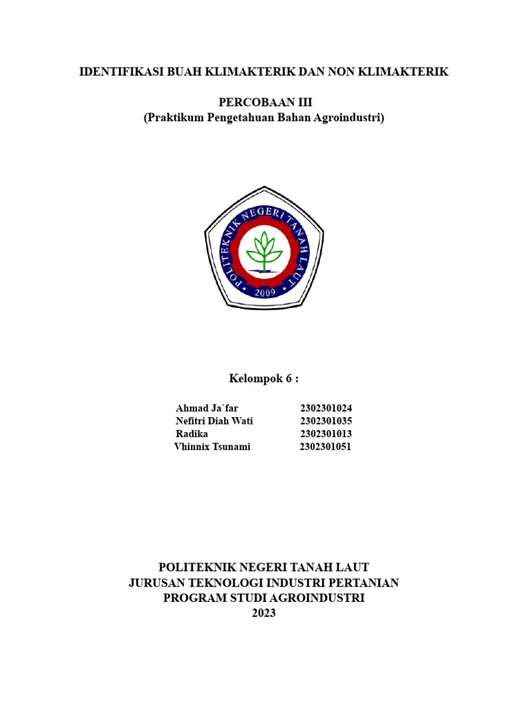 LAP PBA 6 Buah | PDF