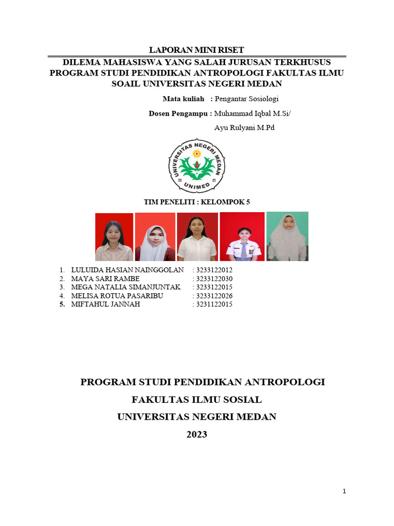 MR P Sosiologi Kel-5 C23 | PDF