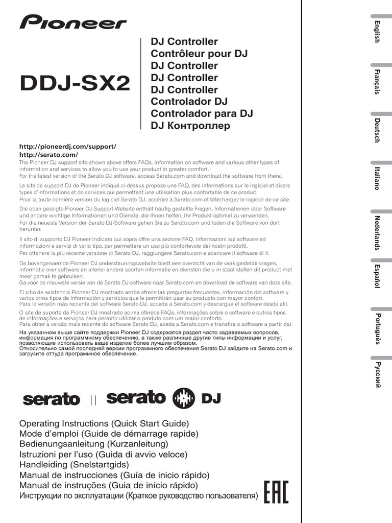 DDJ-SX2 Quickstart Manual ES | PDF | Microprocesador | Internet