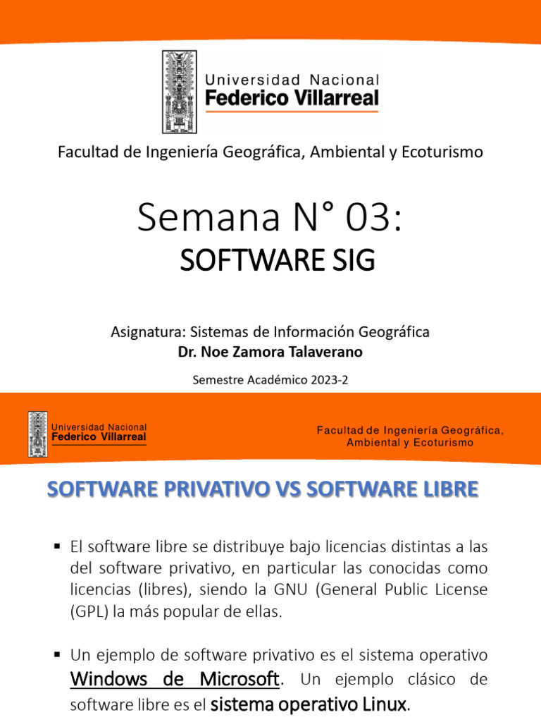 Clase_SIG03 - Software SIG | PDF | Sistema de información geográfica ...