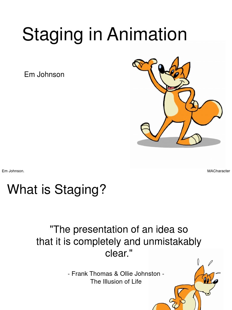 Staging in Animation: em Johnson | PDF