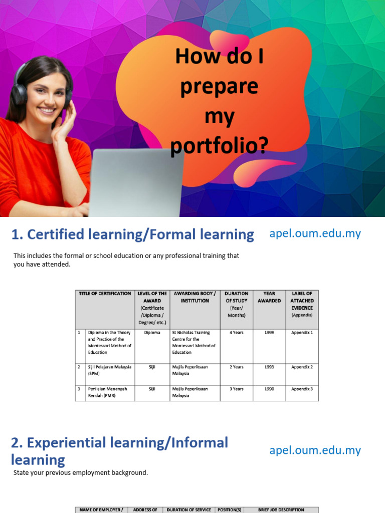 How Do I Prepare My APEL.a Portfolio | PDF | Learning | Cognition