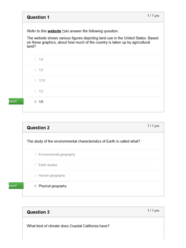 Introduction Exam - Geog 321 | PDF | Mountains | Precipitation