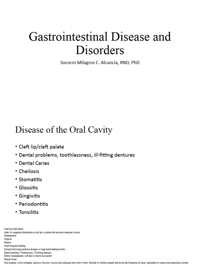 Gastrointetinal Disease and Disorders | PDF | Gastroesophageal Reflux Disease | Esophagus