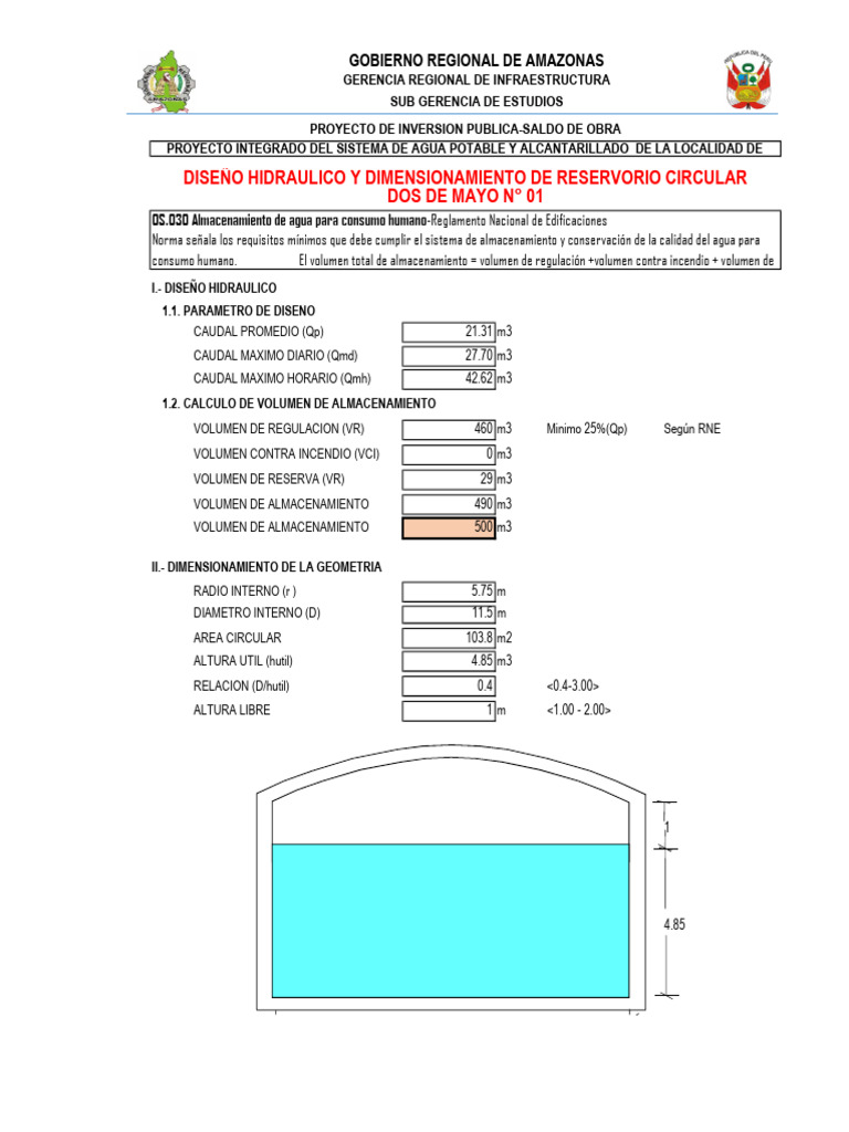 Reservorio 10 | PDF