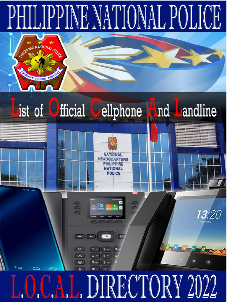 PNP TELEPHONE DIRECTORY As of JUNE 2022 | PDF | Government | Philippines
