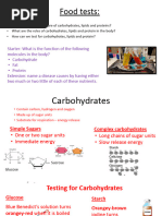 Biology Practical - Food Test-1 | PDF | Digestion | Diet & Nutrition