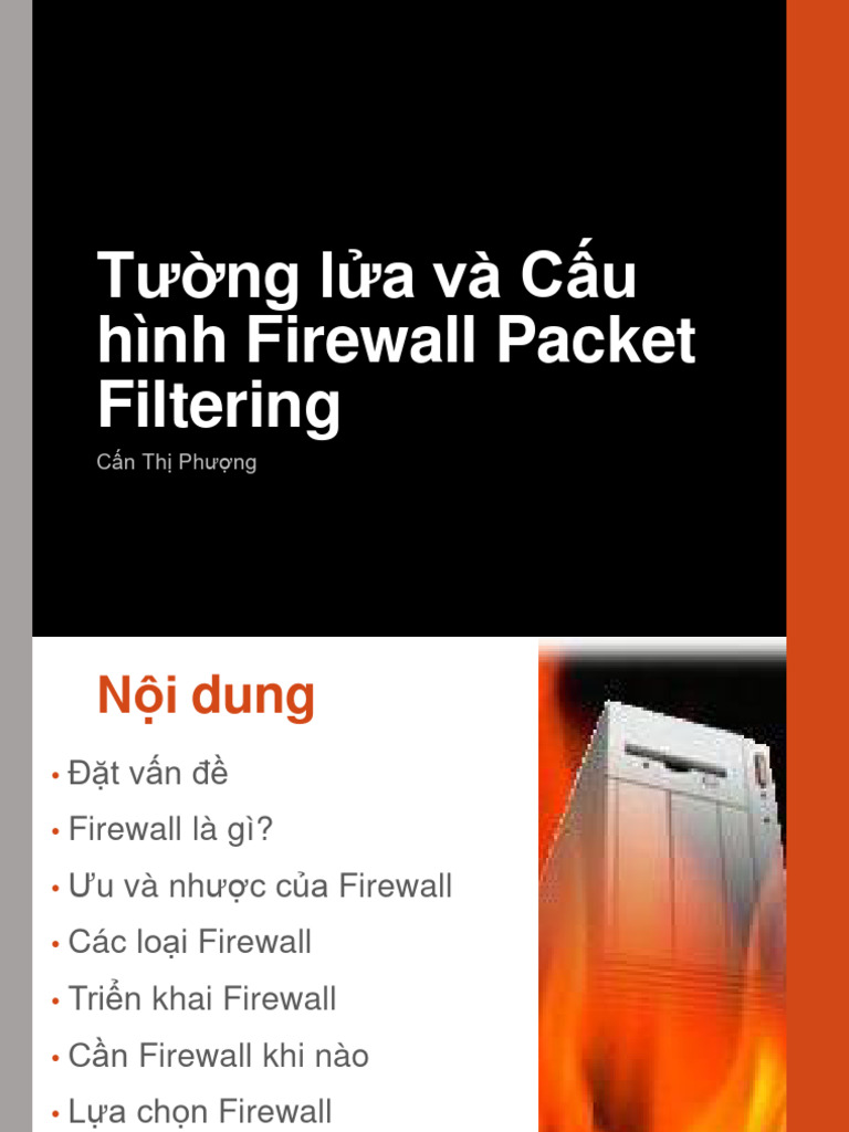 An toan mang_firewalls | PDF