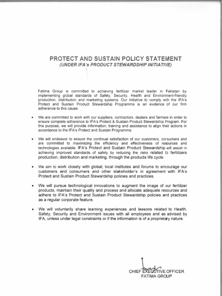 IFA - S PS Policy | PDF