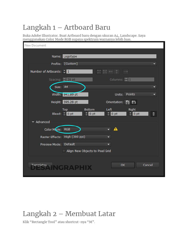 Huruf Adope Ilustrator | PDF