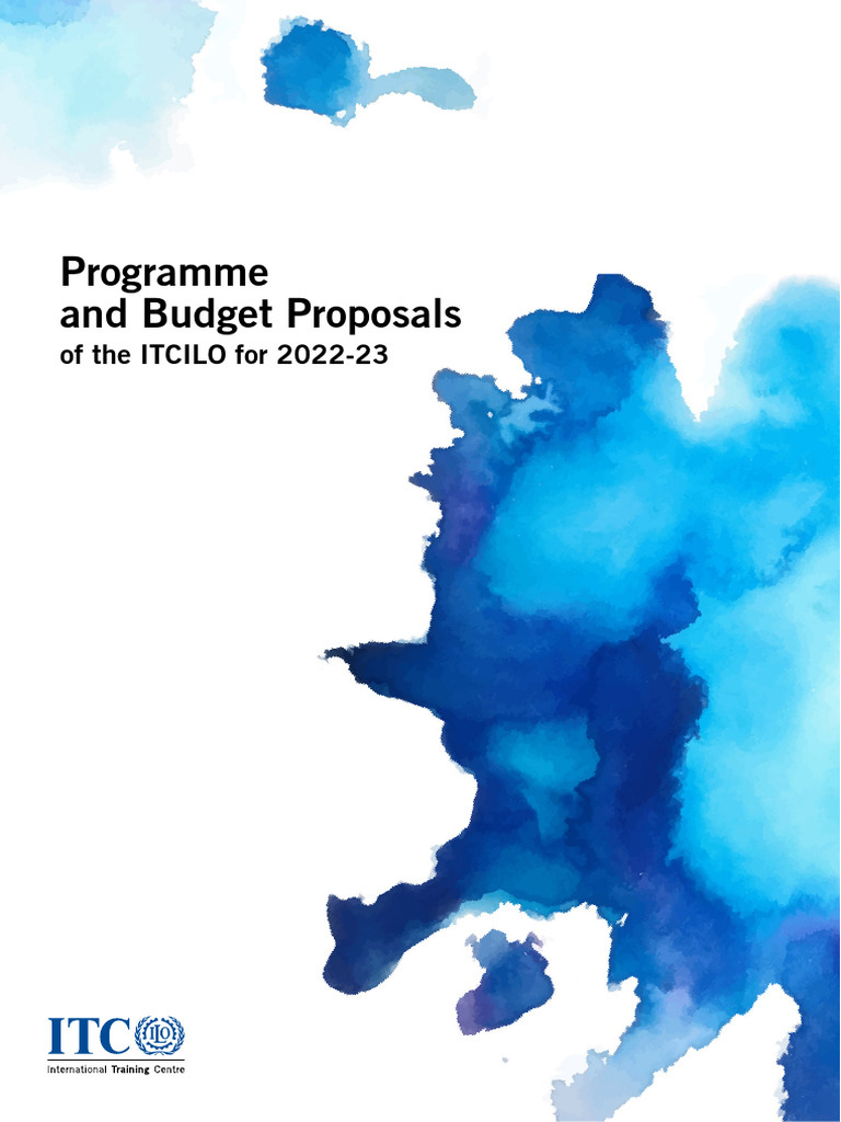 P&B Proposals 2022-23 - EN-web | PDF | Educational Technology | International Labour Organization