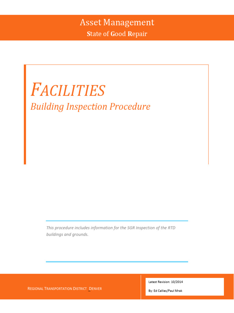Building Inspection Procedure | PDF | Home & Garden