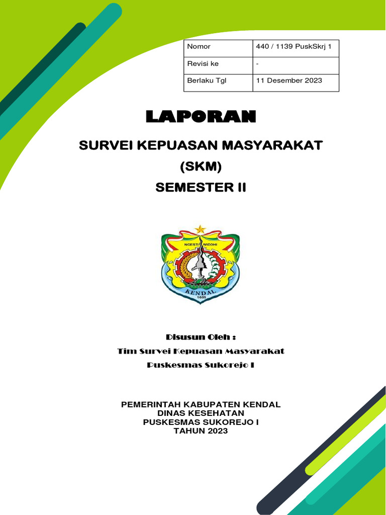 Laporan SKM Semester Ii 2023 | PDF