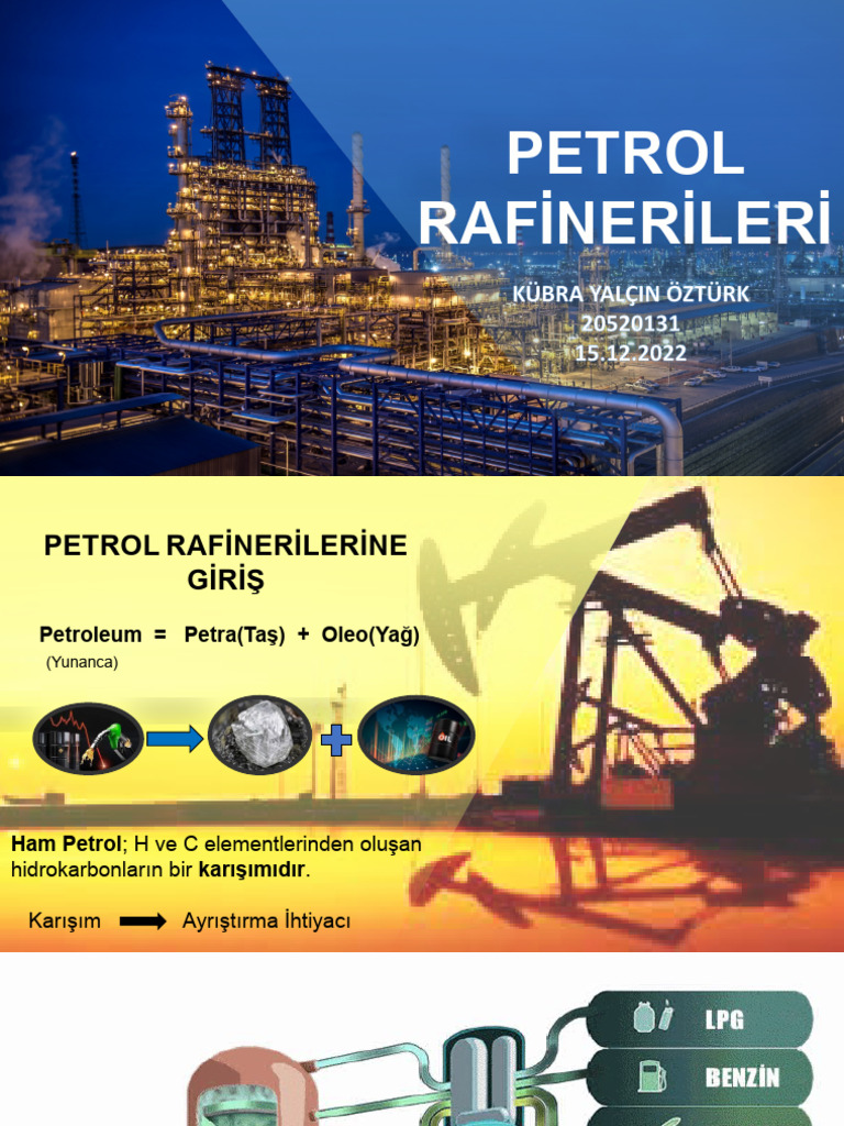 Petrol Rafinerisi Sunumu | PDF