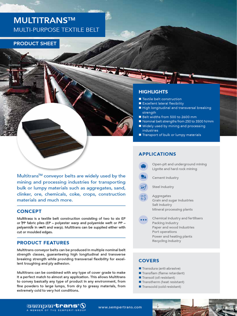Sempertrans Productsheet Multitrans EN July2018 Web | PDF