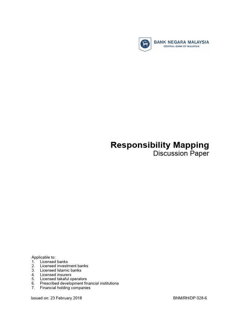 DP ResponsibilityMapping-1 | PDF | Governance | Corporate Governance