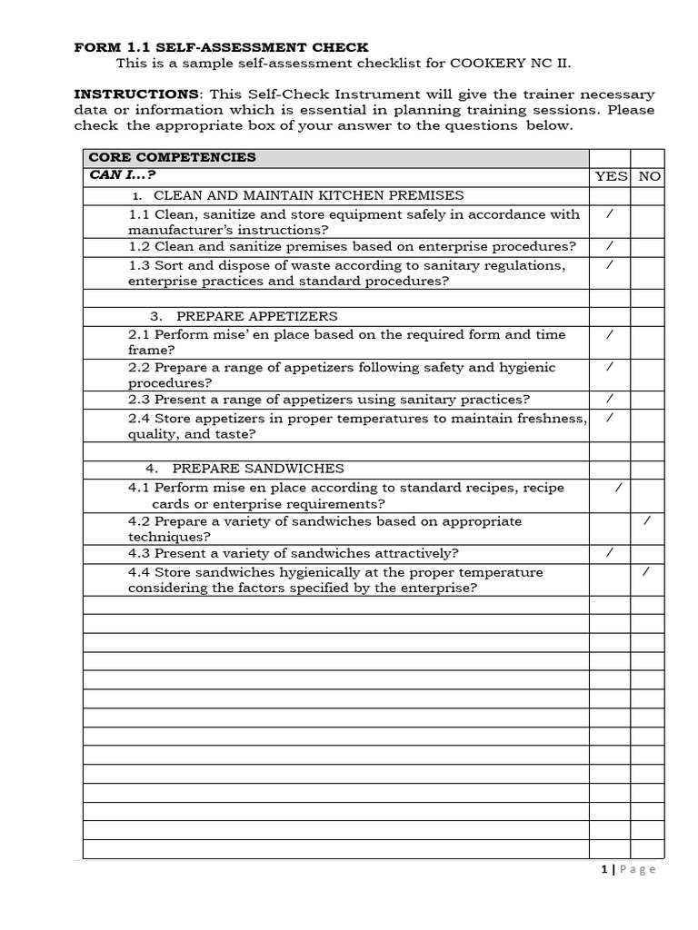 CBLM Cookeryncii | PDF