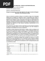 Escala Forrest en Hemorragia Digestiva | PDF | Cirugía | Medicina CLINICA