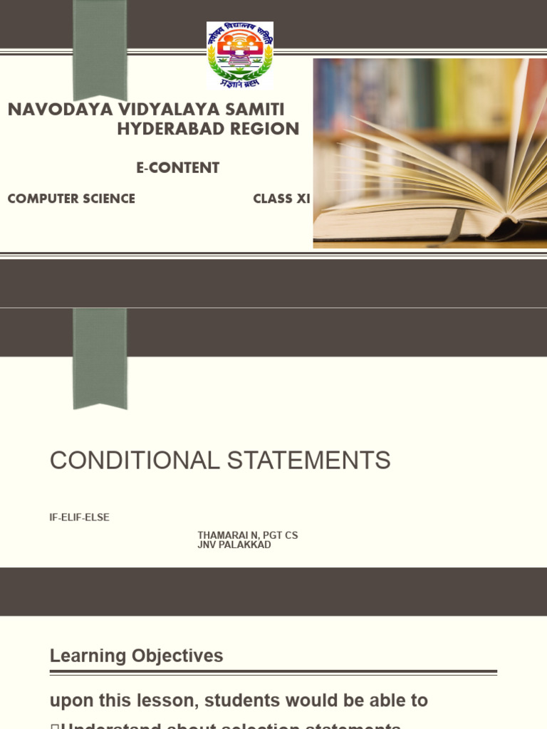 CH 3 Operators Statements in Python 3 | PDF | Python (Programming Language) | Control Flow