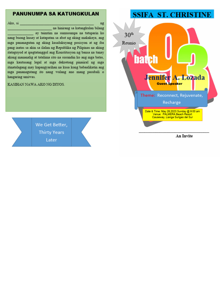 Batch Alumni 93 | PDF