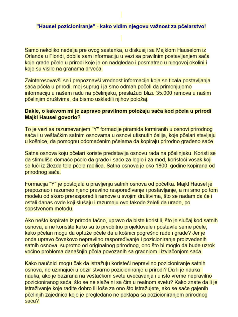 Hausel Pozicioniranje Y Imercedes | PDF