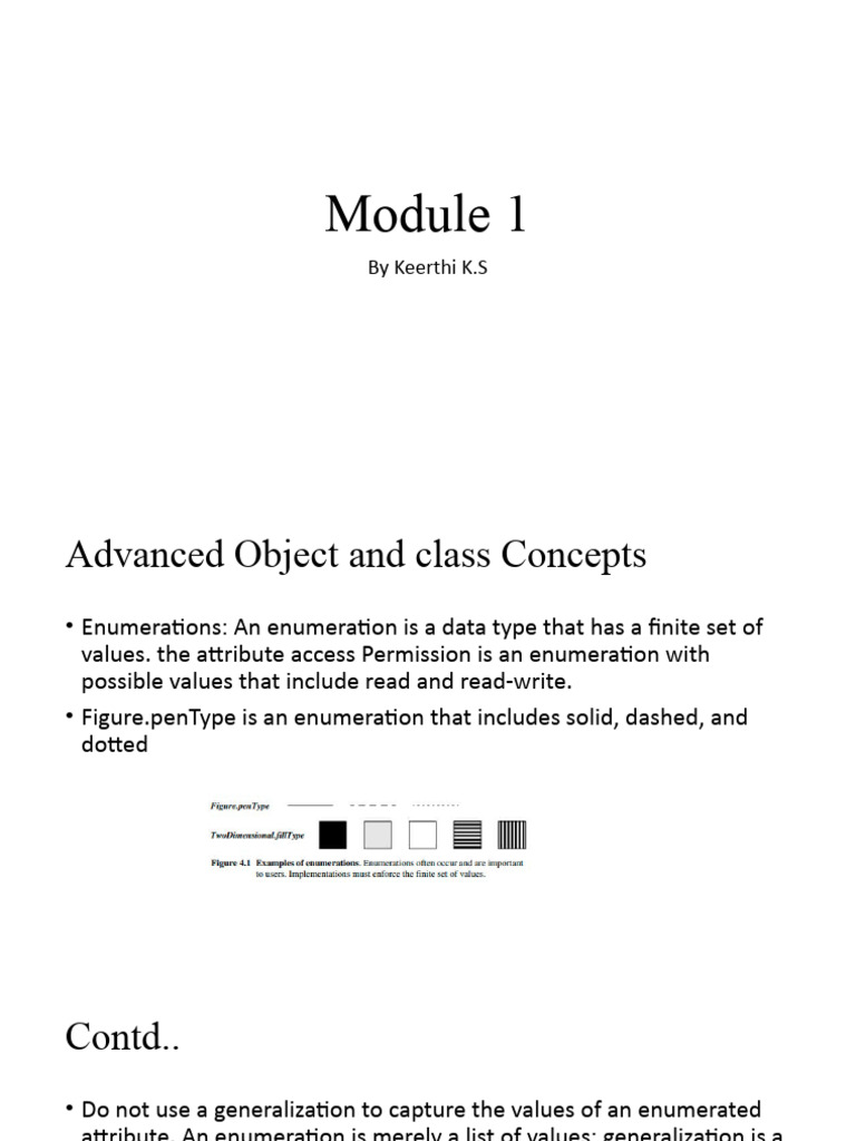 Module 1 | Download Free PDF | Class (Computer Programming) | Object (Computer Science)