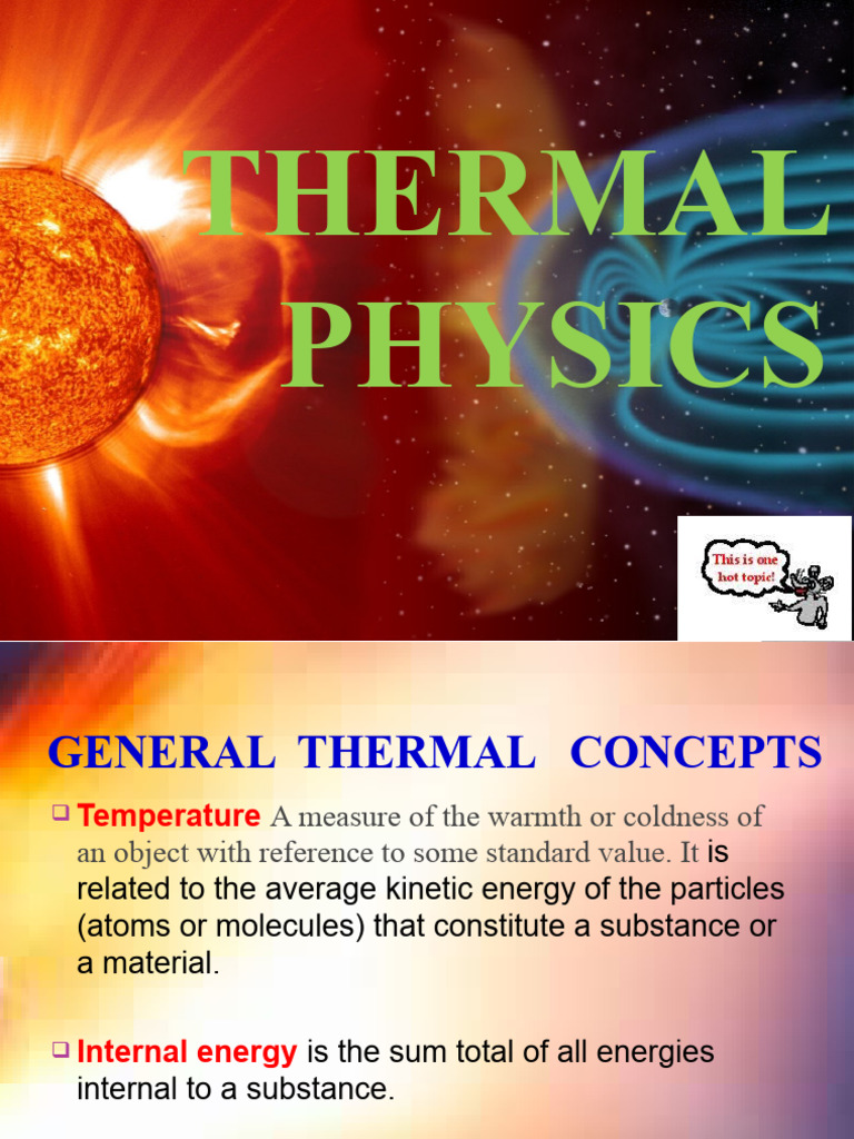 Thermal Physics 1 of 3 2 | PDF | Calorie | Temperature