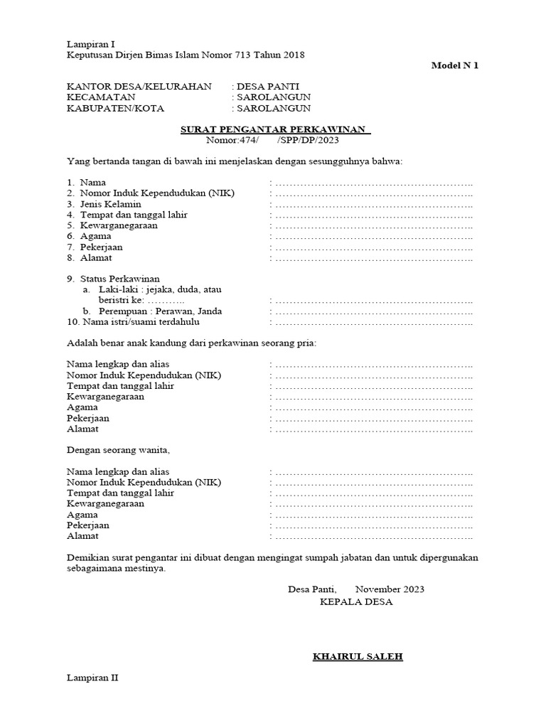 Surat n1 - n6 | PDF