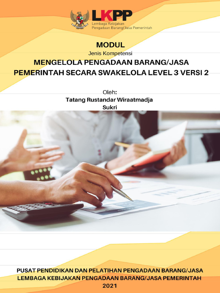 Swakelola PBJP Level 3: Panduan Kompetensi | PDF