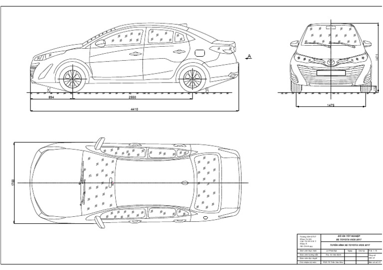 bản vẽ tuyến hình toyota vios | PDF